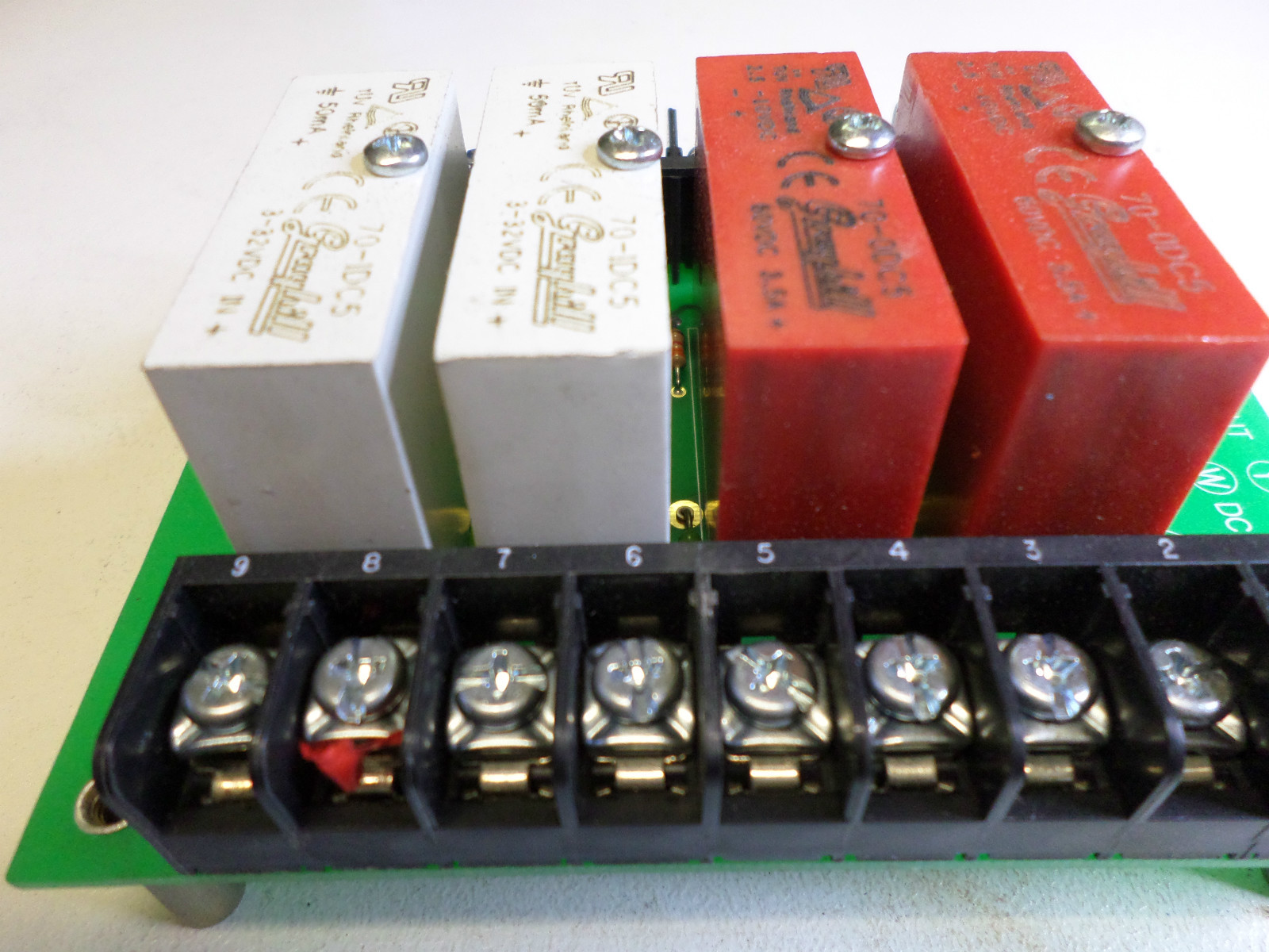 GRAYHILL SOLID STATE RELAY PANEL - 70AD3346 plus relays.- 70-ODC5 and ...