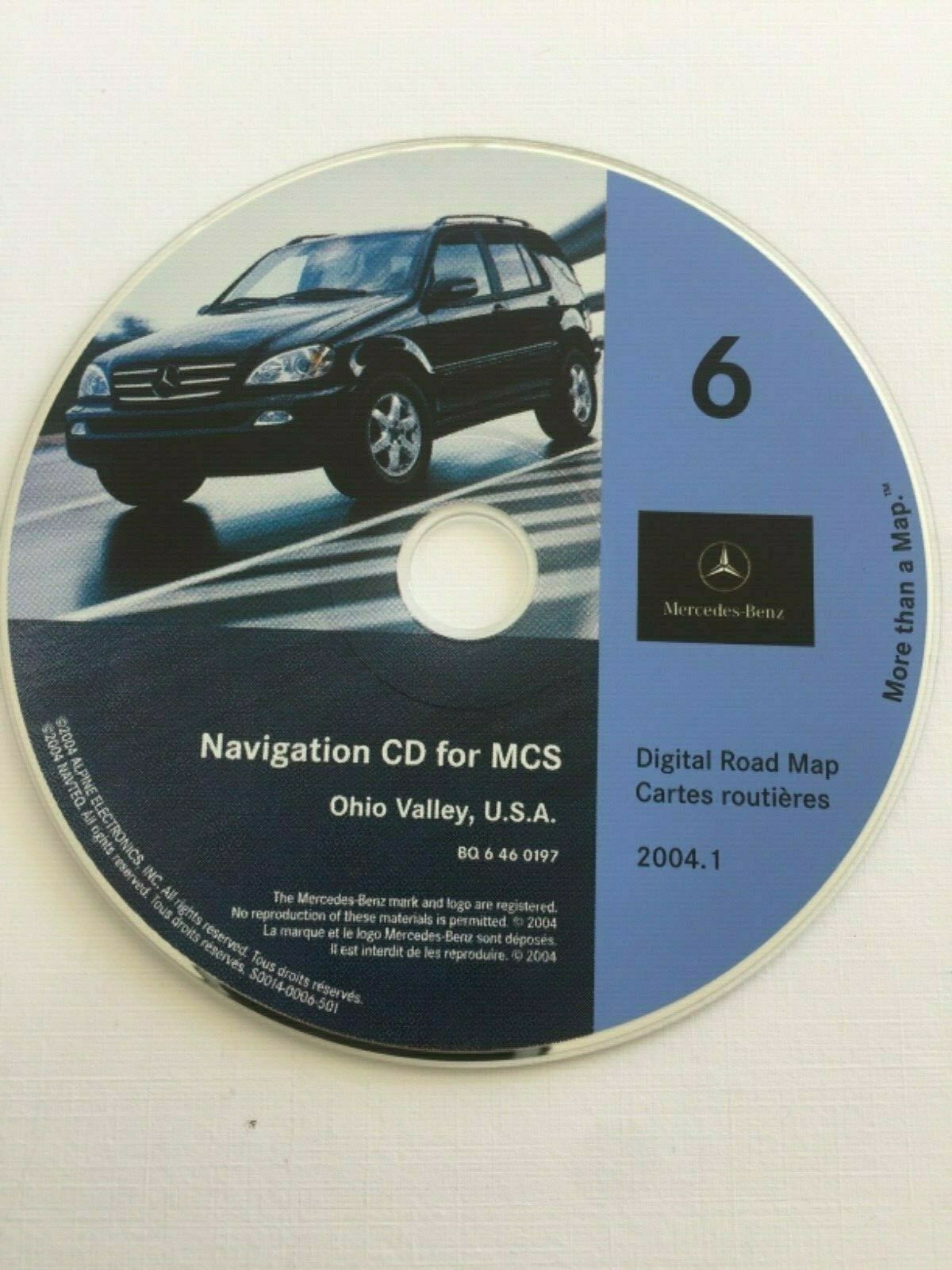 2000 2001 2002 Mercedes ML320 ML430 ML500 Navigation CD 6 OHIO VALLEY ...