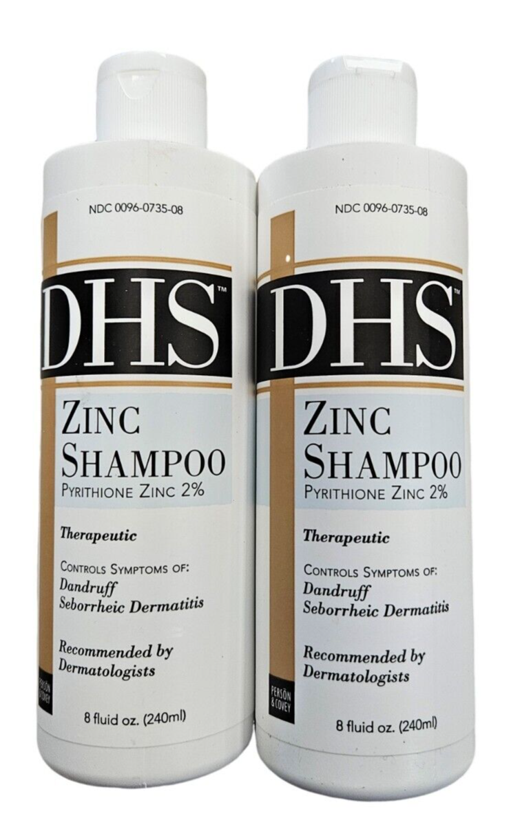 DHS ZINC Shampoo for Dandruff Control 8oz ( 2 pack ) __ | eBay