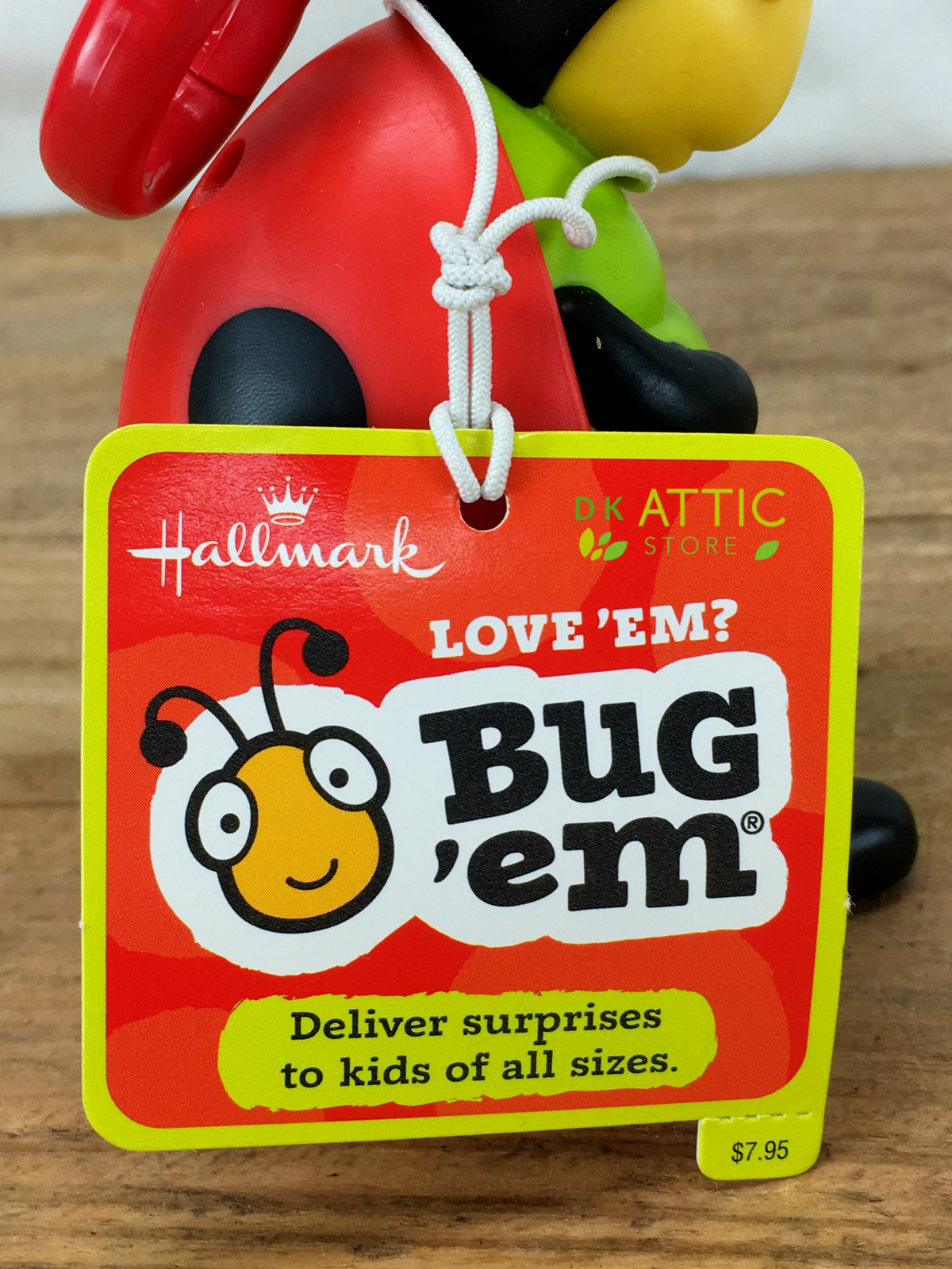 Hallmark Bug'em Lady Bug Squeeze Open Pouch Reusable Gift Bag ...