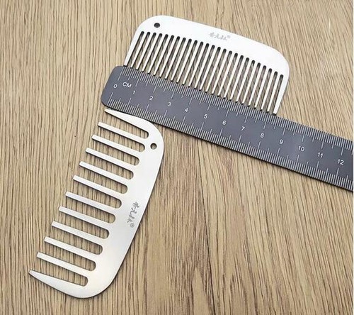 EDC Small PureTitanium Comb 1 PC Hair Comb Antistatic Antirust Hair ...