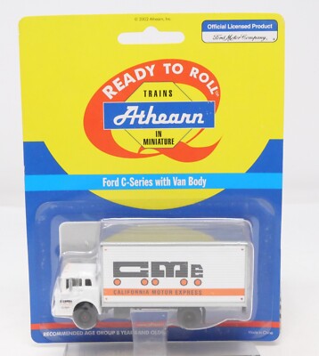 Athearn 2754, Ford C Series with Van Body, California Motor Express CMA ...