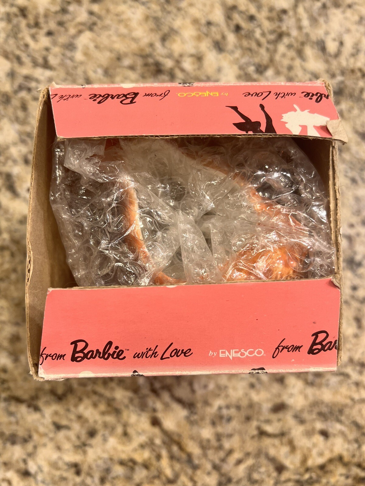 VINTAGE BARBIE HEAD VASE FROM BARBIE WITH LOVE ENESCO SENIOR PROM 1994 ...
