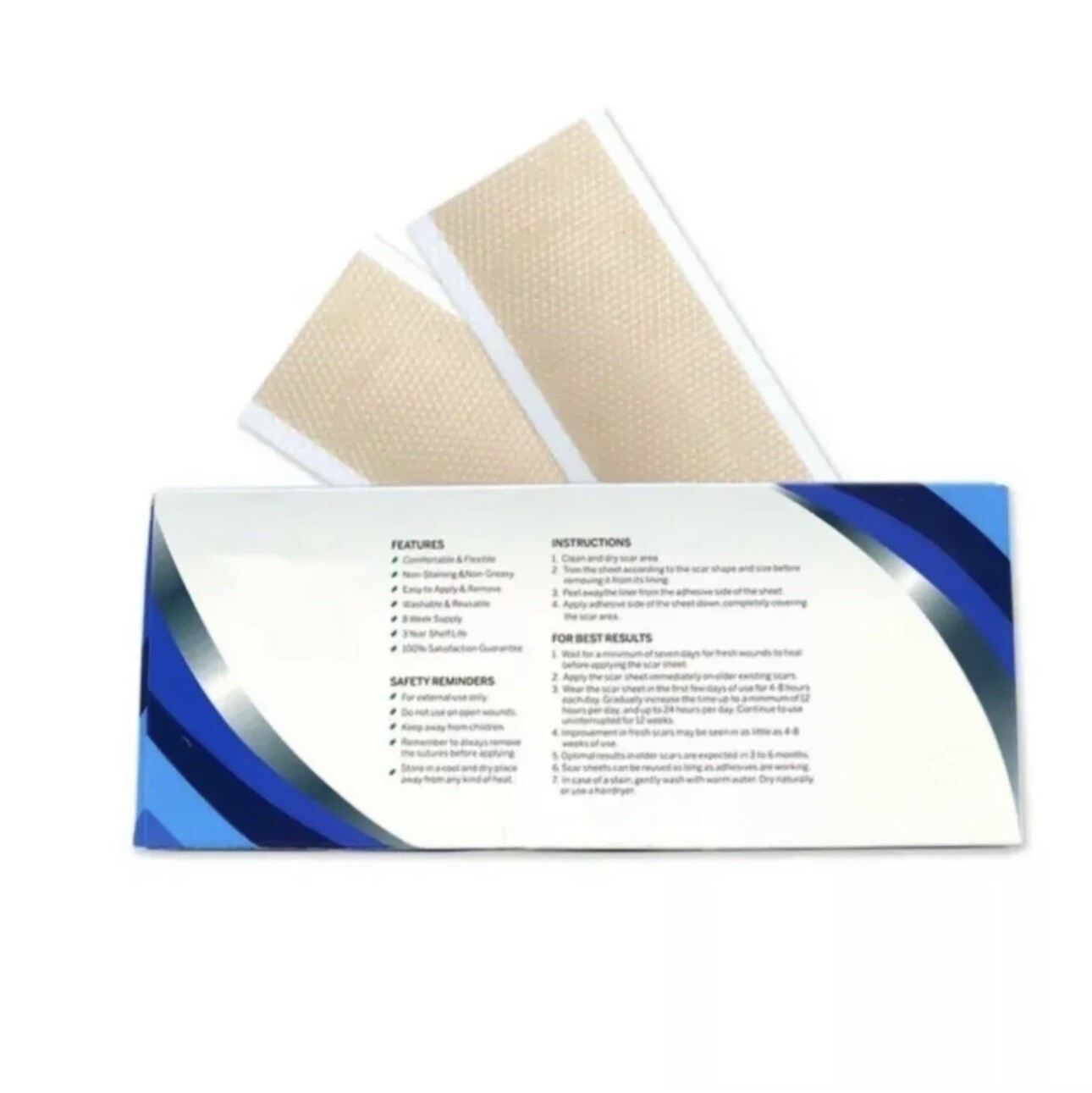 silicone scar soft adhesive fabric strips/scare treatment care sheets ...