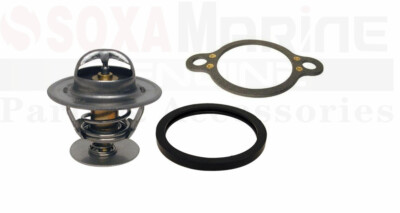 160° Thermostat Kit 18-3555 for MerCruiser 4Cyl 3.7L Engine 99155A1 ...