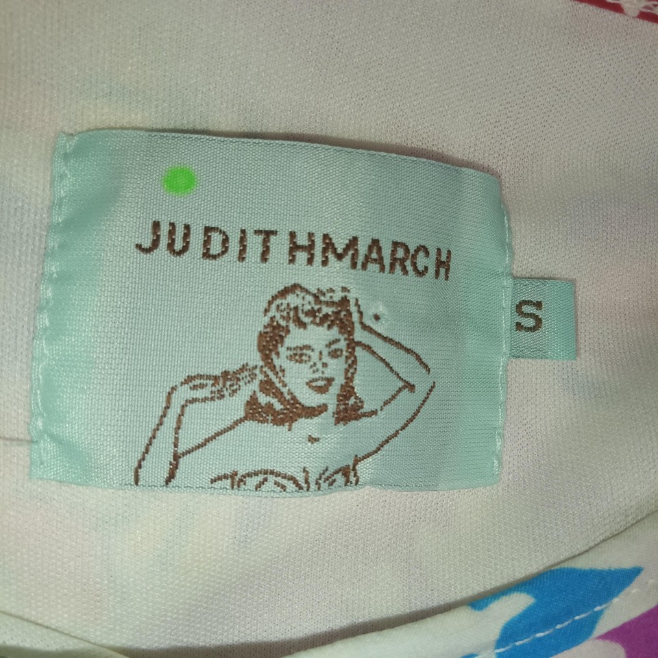 Judith March Dress Womens Small Multicolor Bell Sleeve Blue Lace Trim ...