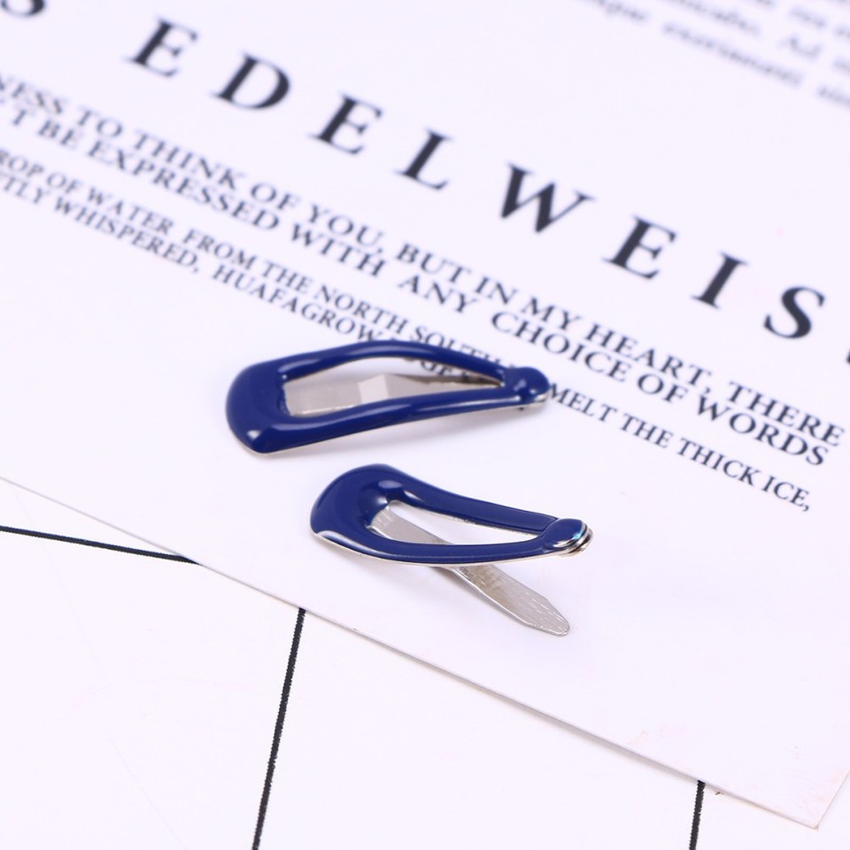 14pcs Mini Water Droplets Shape Hairpins Hair Clip Metal Barrette Bobby ...