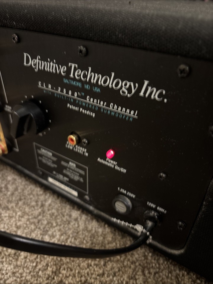Definitive Technology CLR-2500 Center Speaker with Built in Powered ...