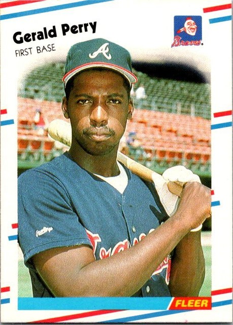 1988 Fleer - #547 Gerald Perry for sale online | eBay