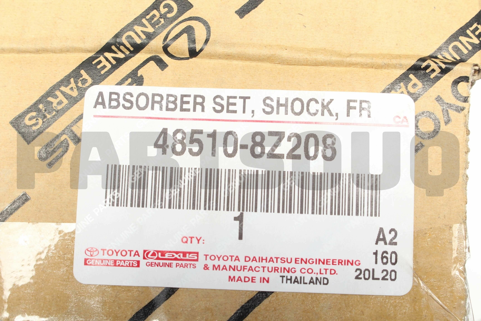 485108Z208 Genuine Toyota ABSORBER SET, SHOCK 48510-8Z208 | eBay