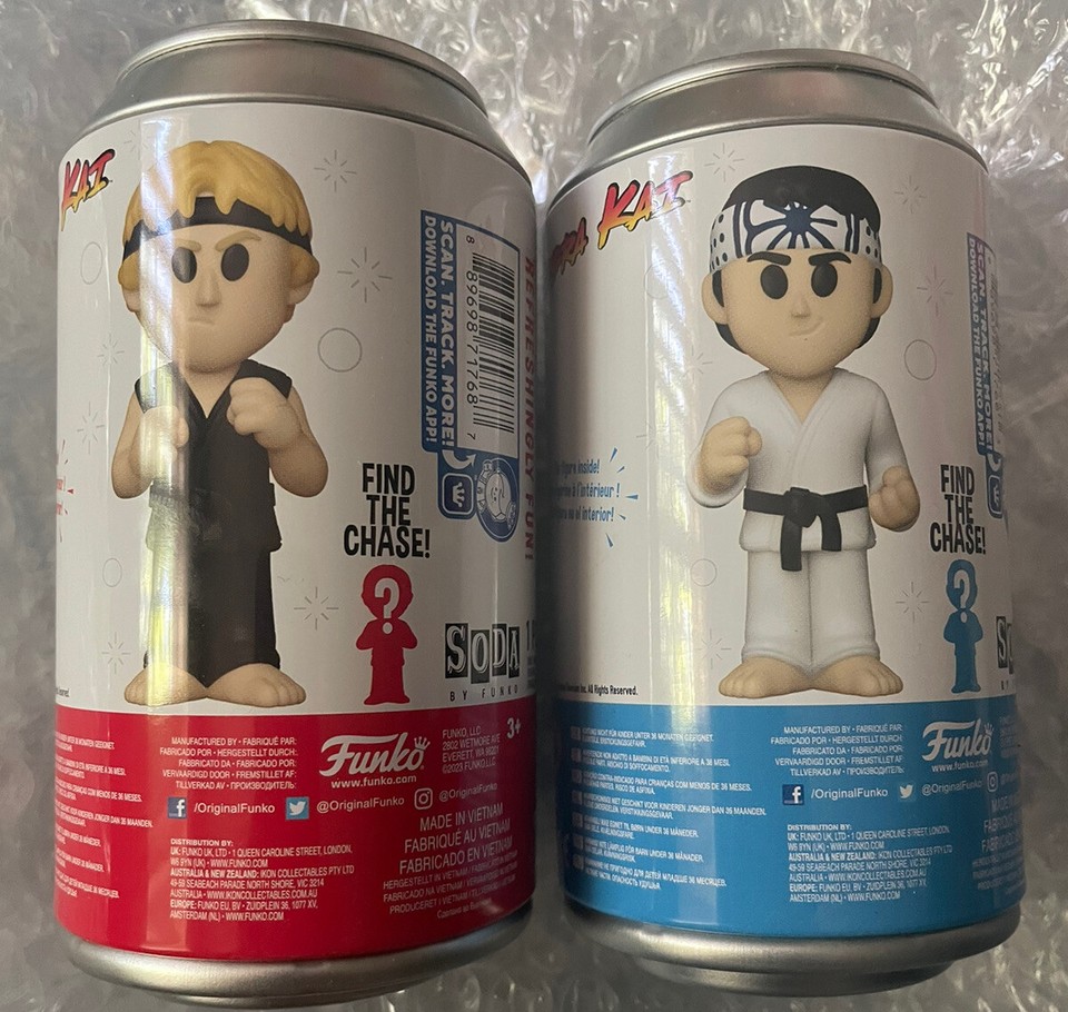 SDCC 2023 Funko Soda Johnny Lawrence & Daniel Larusso Commons Official ...
