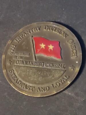 4th Infantry Division (mech) SSG HAHN (Challenge Coin) | eBay