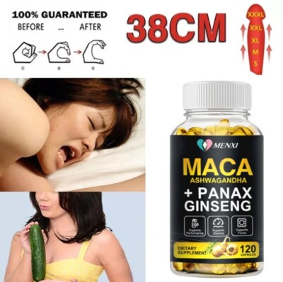 Male Enhancing Libido 120 Capsules - Maca Root,Massive Girth Enlargement Support | eBay