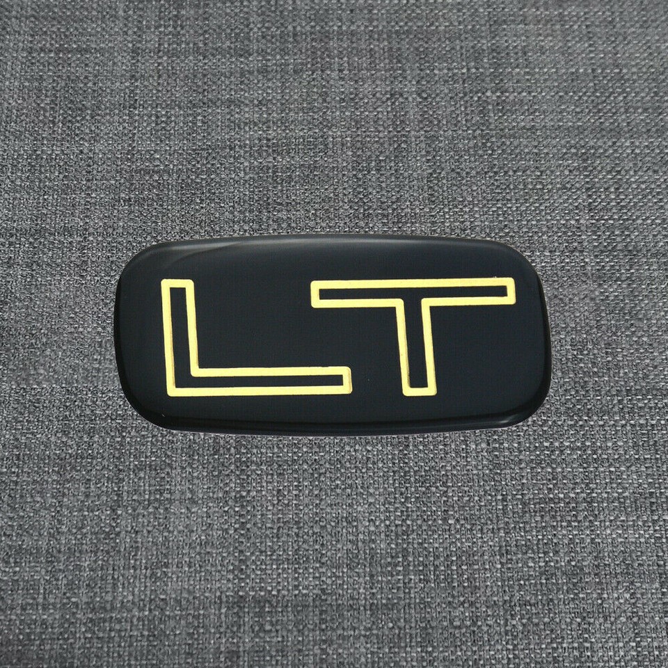 For 1992-2007 LT Emblem 15036136 (Gold Black)-2Pc | eBay