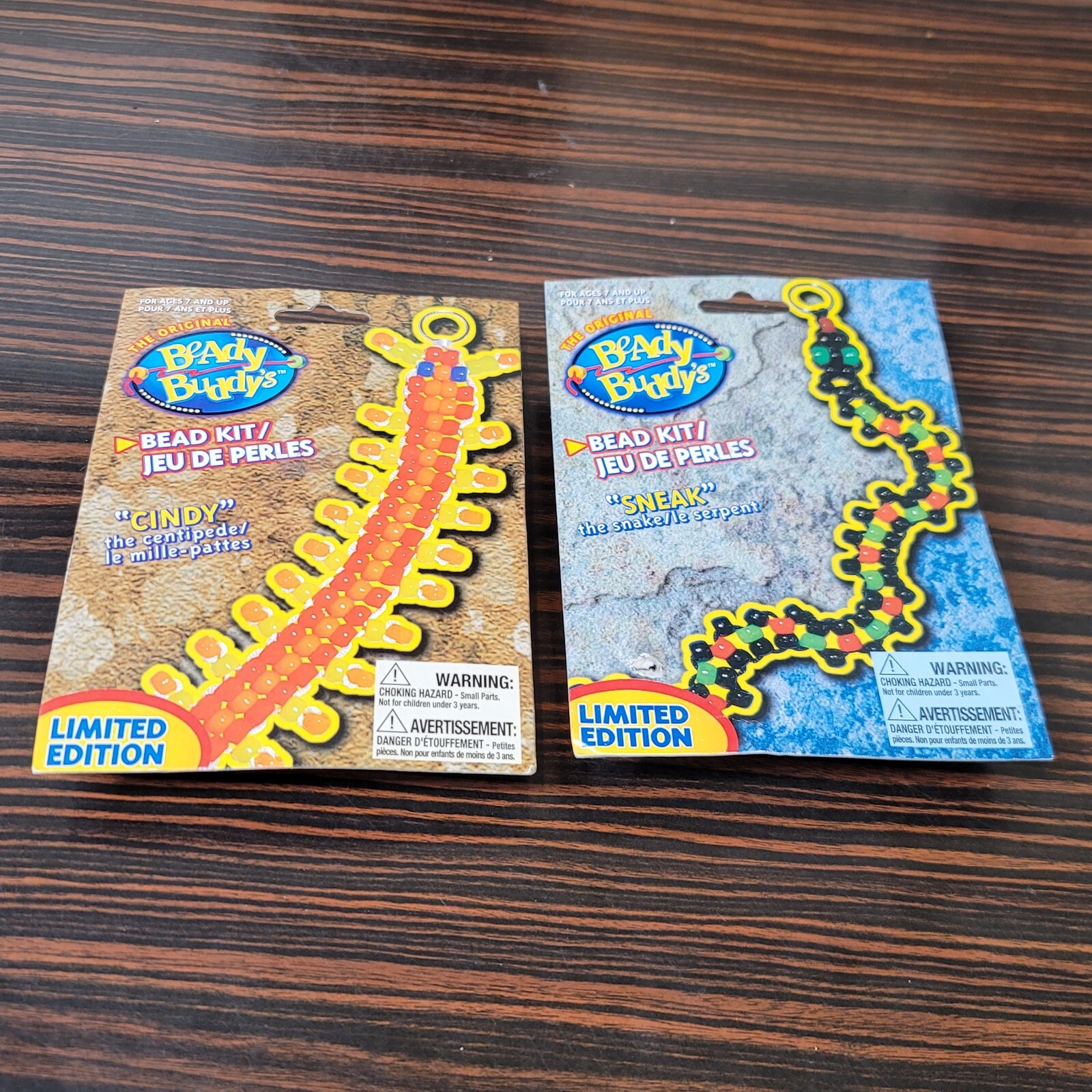 Beady Buddy's Bead Kit 1998 Lot of 2 Snake & Centipede Limited Edition ...