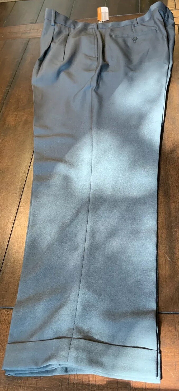 Savane Pleated Crosshatch Dress Pants comfort Waist 40/29 | eBay