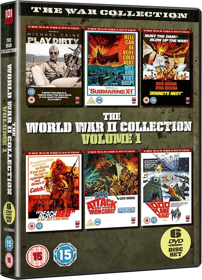 The World War II Collection - Volume 1 (DVD) Rock Hudson James Caan (UK ...