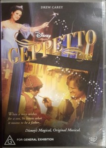GEPPETTO RARE DELETED DVD WALT DISNEY DREW CAREY MOVIE PINOCCHIO ...