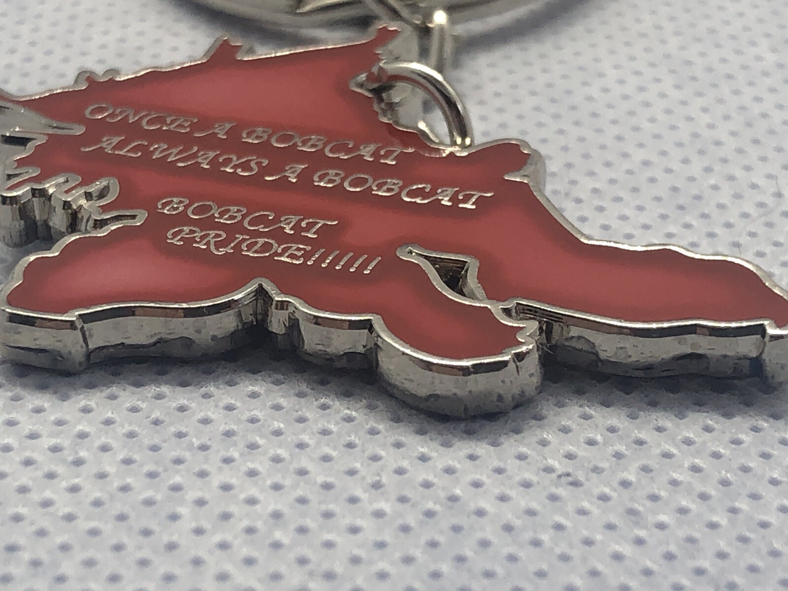 Edinburg High School Bobcat Mascot Keychain | eBay