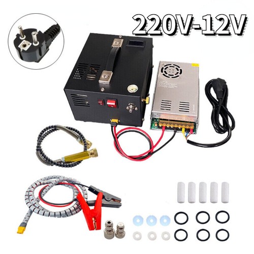 DC12V /AC220V Airgun Air Rifle With Transformer High Pressure PCP Air Compressor | eBay Australia