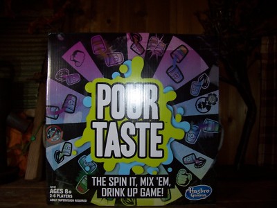 POUR TASTE CHILDERENS DRINKING GAME AGES 8+ GAMEN TELLS WHAT ...