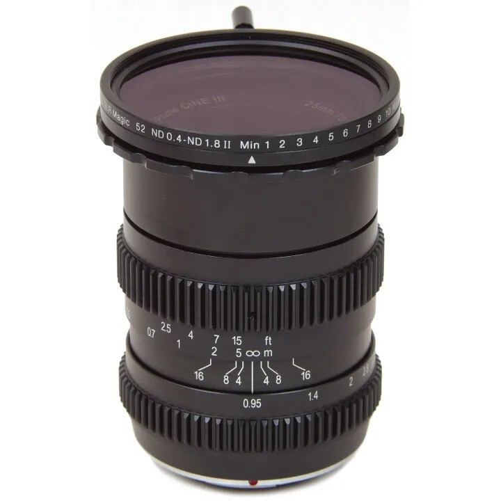 SLR Magic Variable ND Camera Lens Filter (52mm Rear Thread, 62mm Front ...