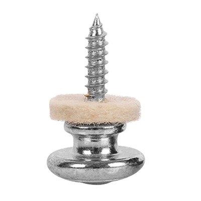 Non Slip Guitar Bass Strap Pins Tail Nail Lock Button Pegs Screw Flat ...