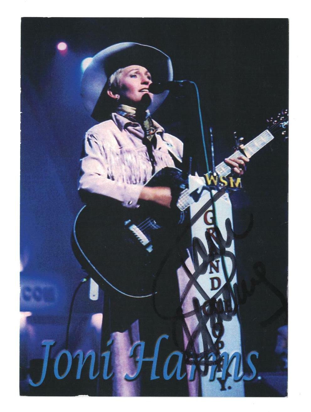 Joni Harms Signed Autographed Photo Postcard Country Music Singer Rare ...