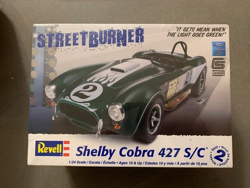 Revell STREETBURNER Ford Shelby Cobra 427 S/C Scale 1/24 Model Kit 85 ...