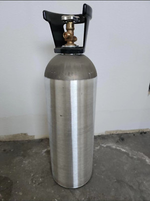 Aluminum CO2 Tank with Handle and CGA320 Valve - NEW (HYDRO TESTED) | eBay