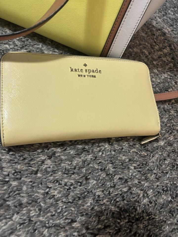 Kate Spade New York Colorblock Shoulder Bag with Matching Wallet | eBay