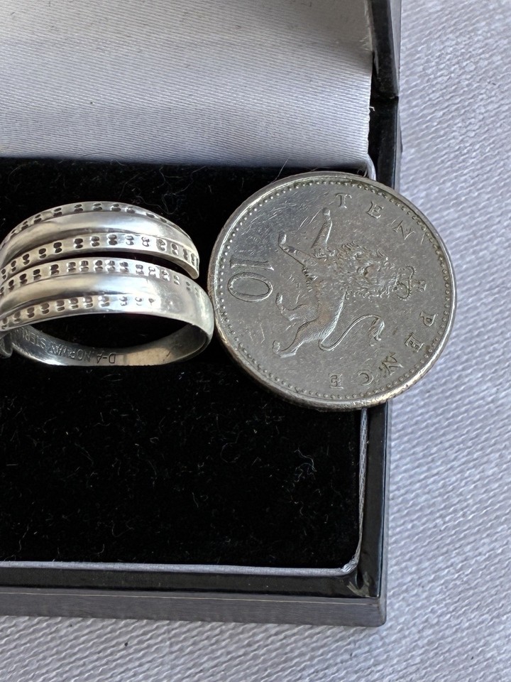 Vintage D-A David Andersen Norway 925S Silver Viking Saga Ring Yr 300 4.2g | eBay UK