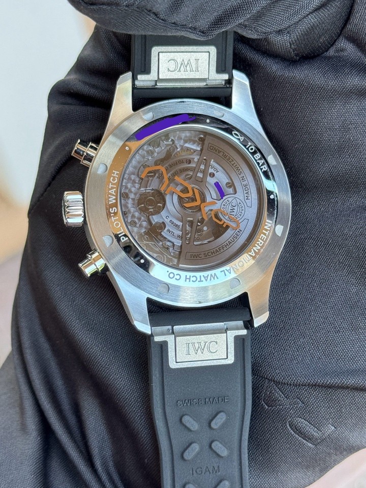 IWC Pilot automatic Chronograph 43mm watch IW378009 APXGP 2025 RELEASE ...
