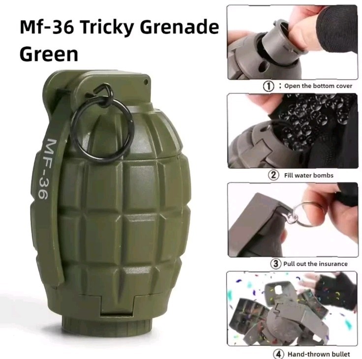**PLASTIC REPLICA** British WW1/WW2 Mills no36 Bomb Grenade 3D printed ...