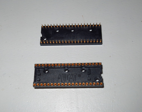 LOT OF 5 AUGAT 40 PIN IC HEADER SLOTTED CONNECTORS | eBay