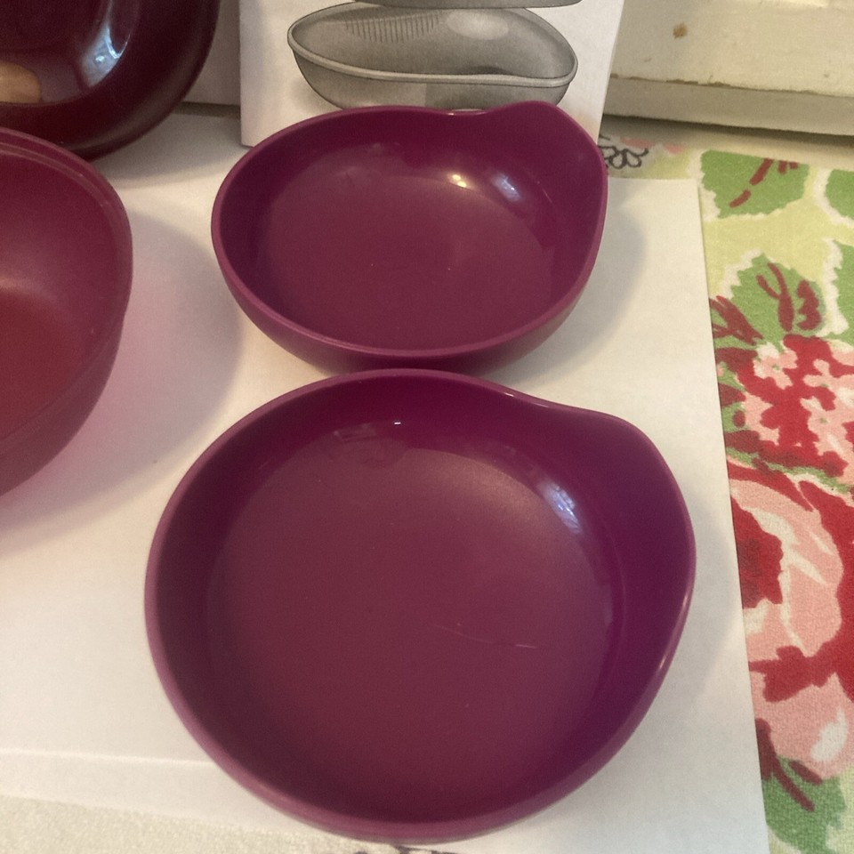 Tupperware Microwave Breakfast Maker Egg Cooker Steamer w 2 Egg Cup ...