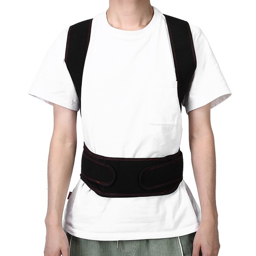 (5XL Rouge)Unisex Adjust Posture Corrector Brace Hunchback Correction ...