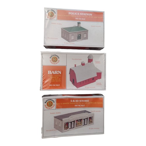 Bachmann HO Scale Trains Plasticville Store Barn and Police Station ...