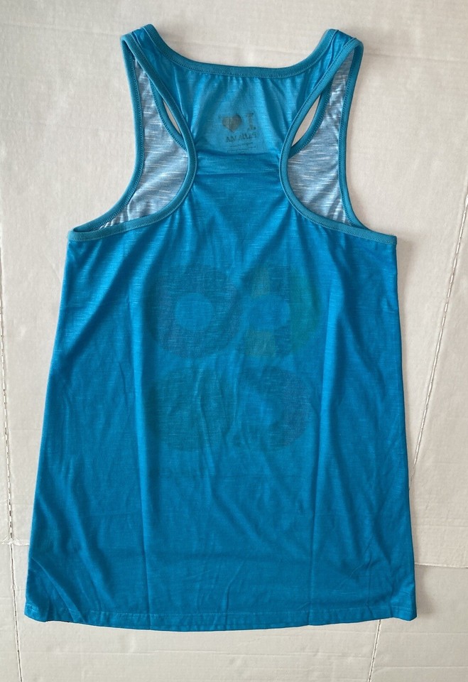 Womens Tank Top Cover Up Dress CoCo Nut Turquoise I Love Panama Sz Sm ...