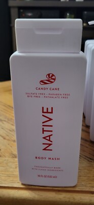 New Native Candy Cane Body Wash Jumbo Size 18 oz Seasonal Limited ...