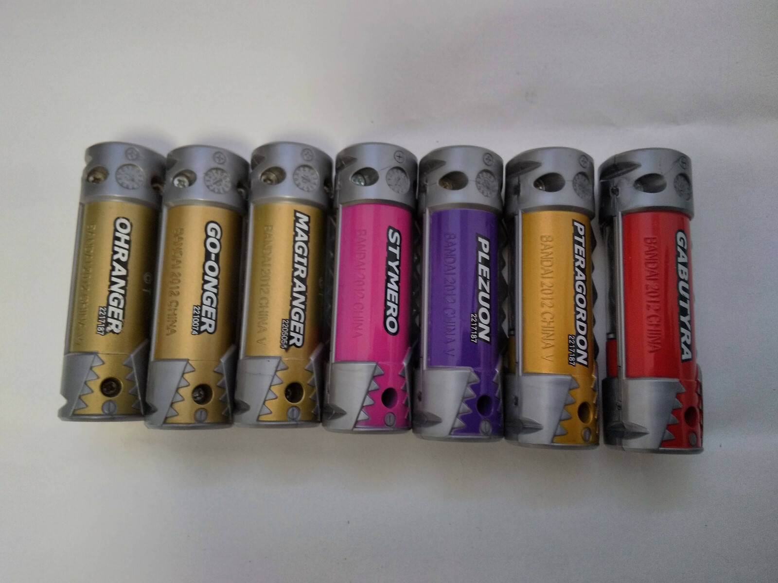 POWER RANGERS Dino Charge Zyudenchi Kyoryuger Lot of 7 Energems from ...