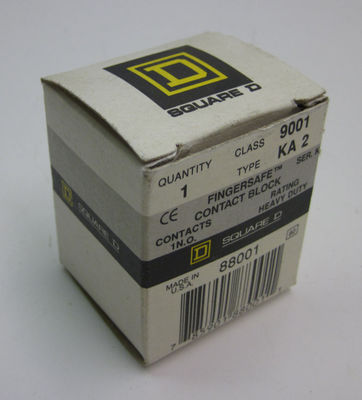 Square D 9001KA2 Fingersafe Contact Block, 1 N.O. | eBay