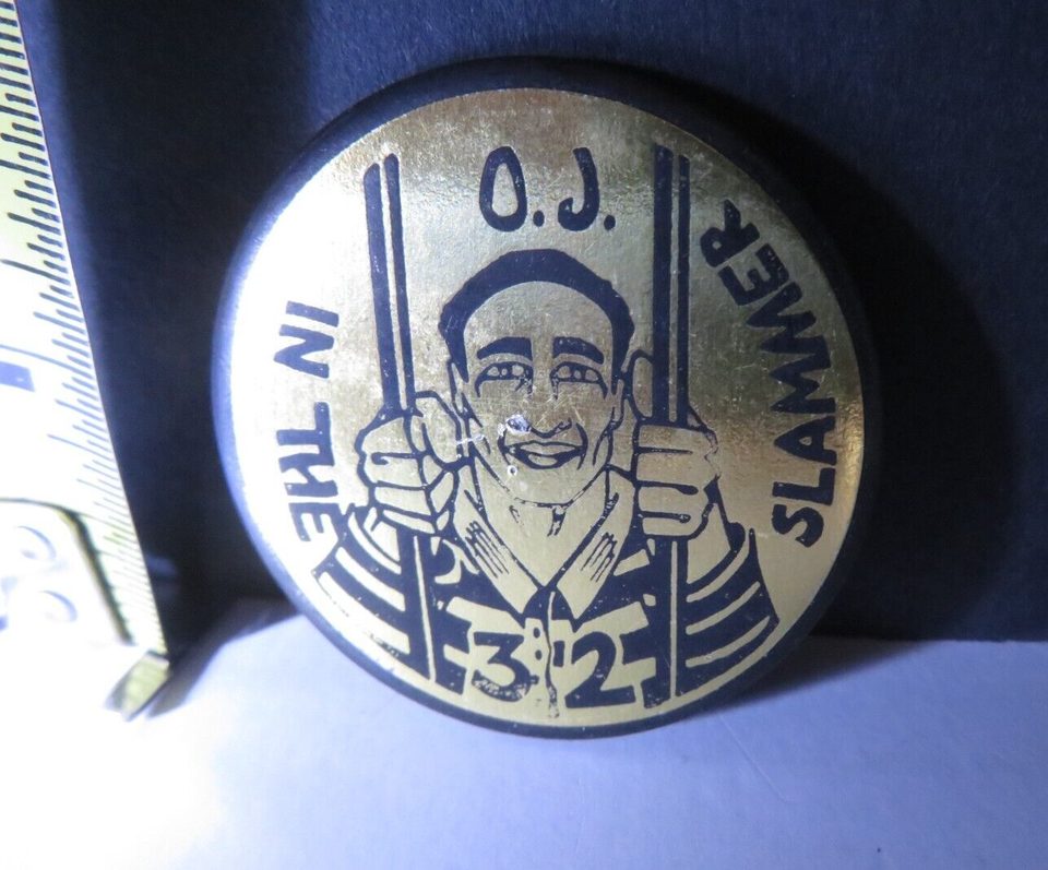 1990s VINTAGE OJ Simpson POG Slammer Coin Metal "OJ in the Slammer #32 ...
