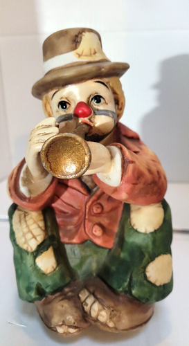 Vintage Hobo Clown Porcelain Ceramic Music Box Figurines 6.5" Tall | eBay