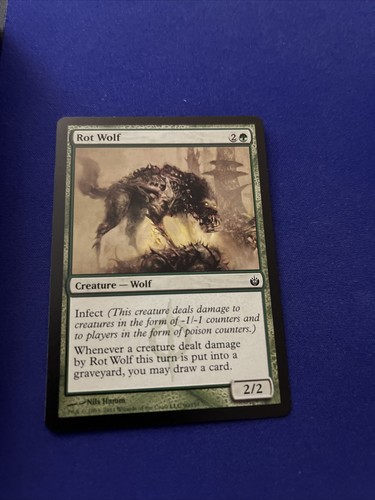 MTG Rot Wolf Mirrodin Besieged 90/155 Regular Common | eBay