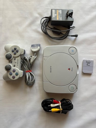 Official Sony PlayStation 1 PS1 Slim PSone Console Complete & MC ...