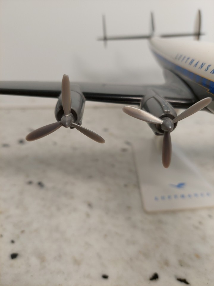 Lockheed # 1049 Super Constellation Desktop Lufthansa Airplane model ...