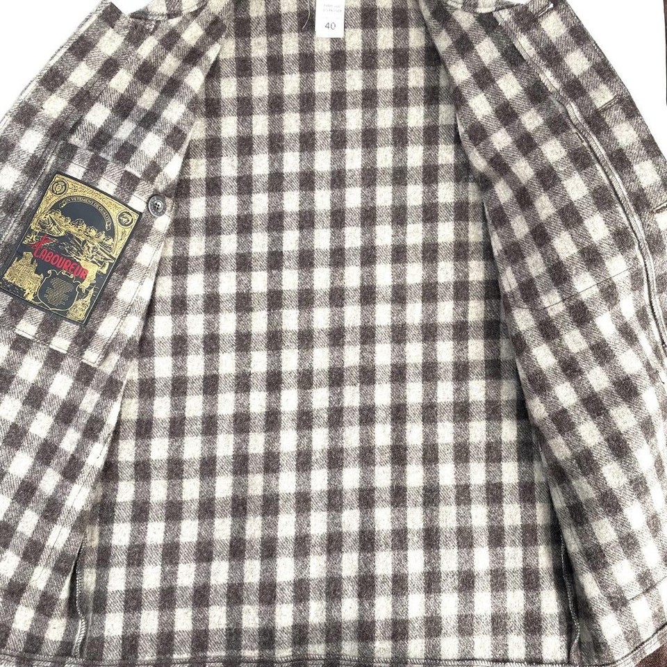 Le Laboureur French Wool Work Jacket Size 40 Vintage Made in France ...