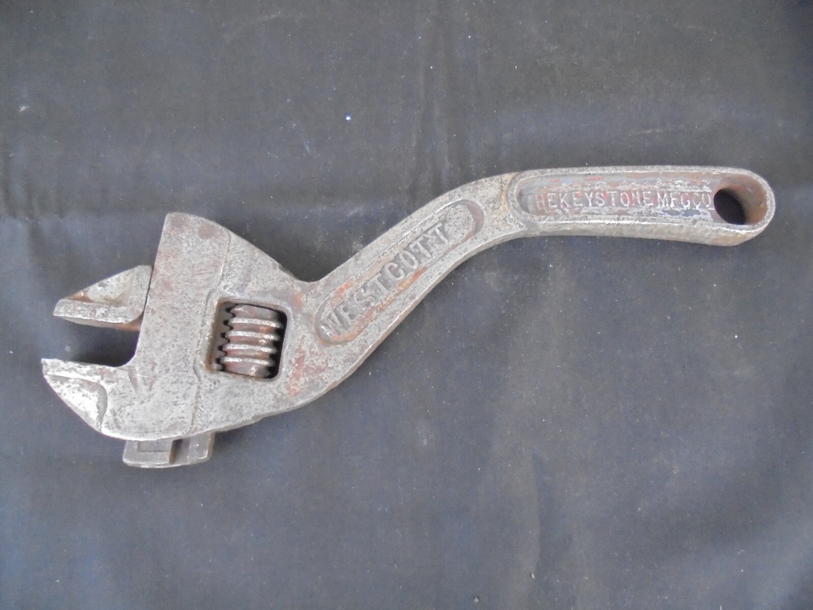 WESTCOTT 10” No. 80 Curved Adjustable Wrench The Keystone Mfg Co ...
