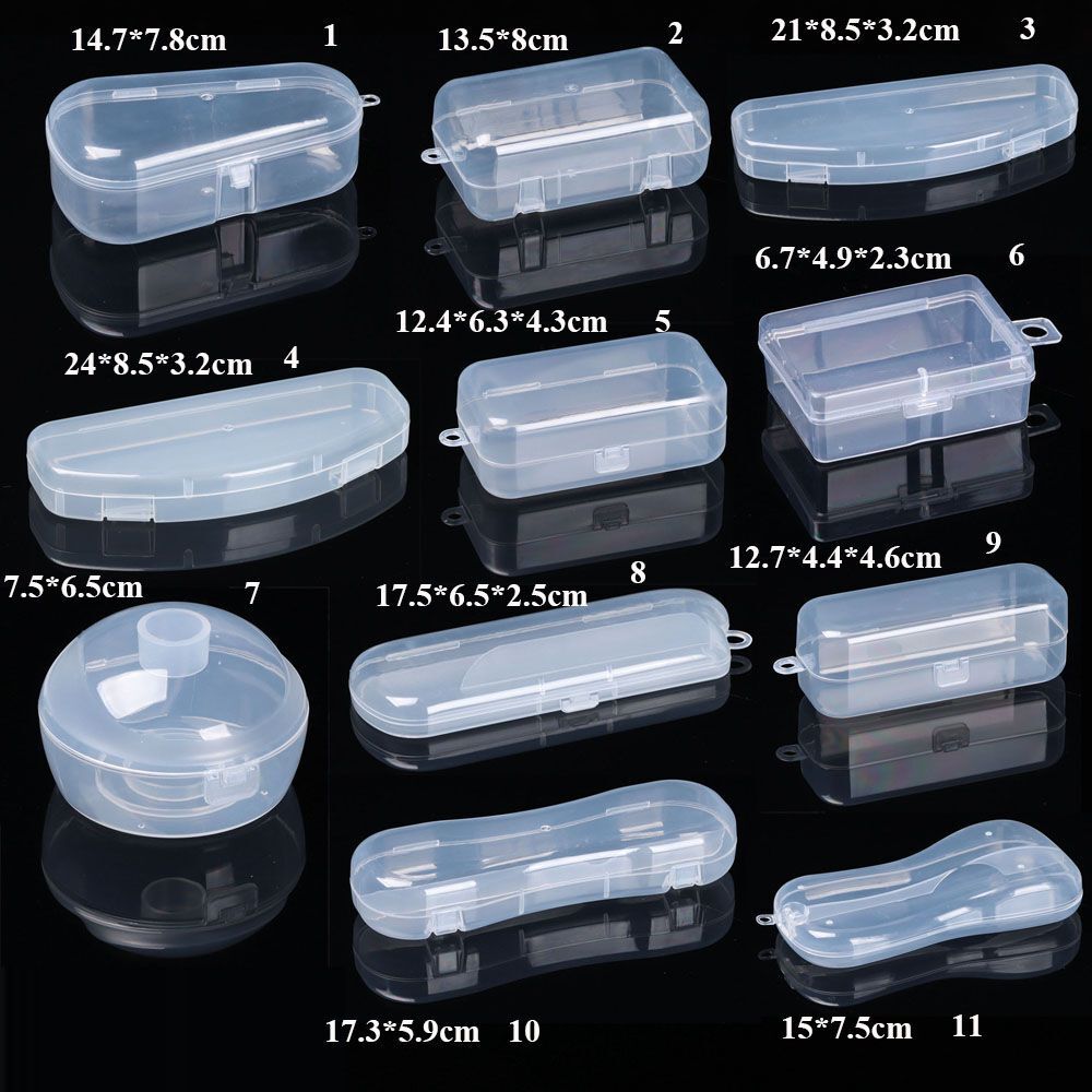Transparent Storage Box Small Items Case Packing Boxes Jewelry Beads ...